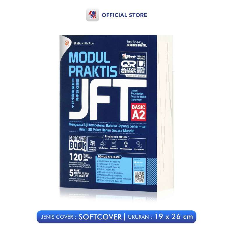 Jual Buku Bahasa Jepang / Modul Praktis JFT Basic A2 / Menguasai Uji Kompetensi Bahasa Jepang ...