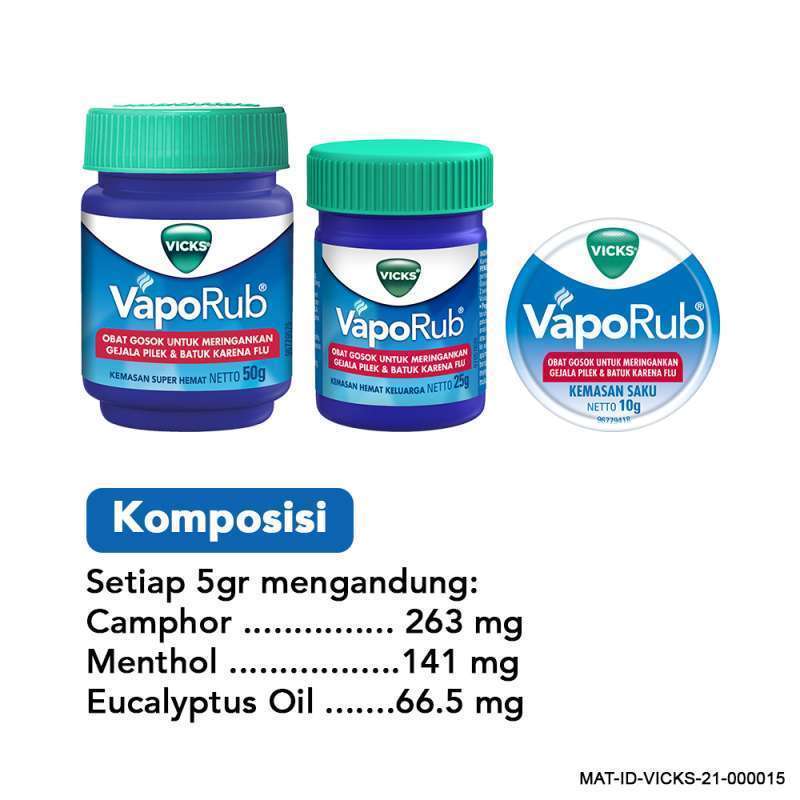 Jual Vicks Vaporub Balsem Obat Gosok [10 G/ 5 Pcs] Di Seller Blibli ...