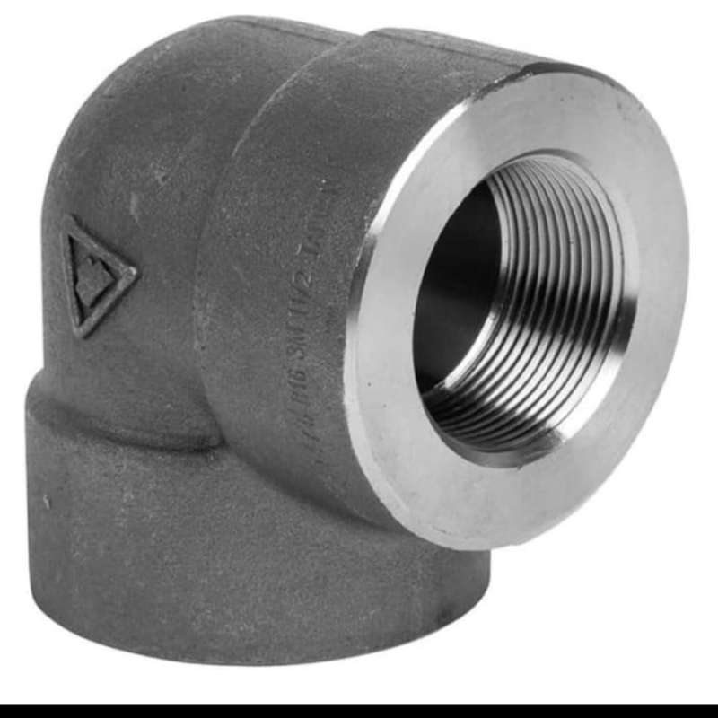 Jual Elbow Besi class 3000 drat 1 inch / Knee class 3000 di Seller Maju ...
