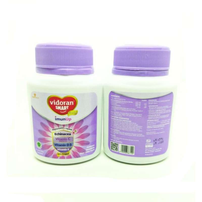 Jual Vidoran Smart Imunup Tablet Hisap / 25 Tablet - Suplemen Daya ...