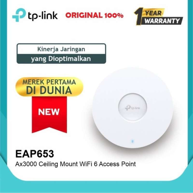 Jual TP LINK EAP653 AX3000 Ceiling Mount WiFi 6 Access Point EAP 653 di ...