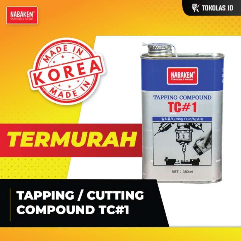 Promo Nabakem Tapping Compound Tc1 Tc#1 Tapmatic Cutting Fluid 500Ml ...
