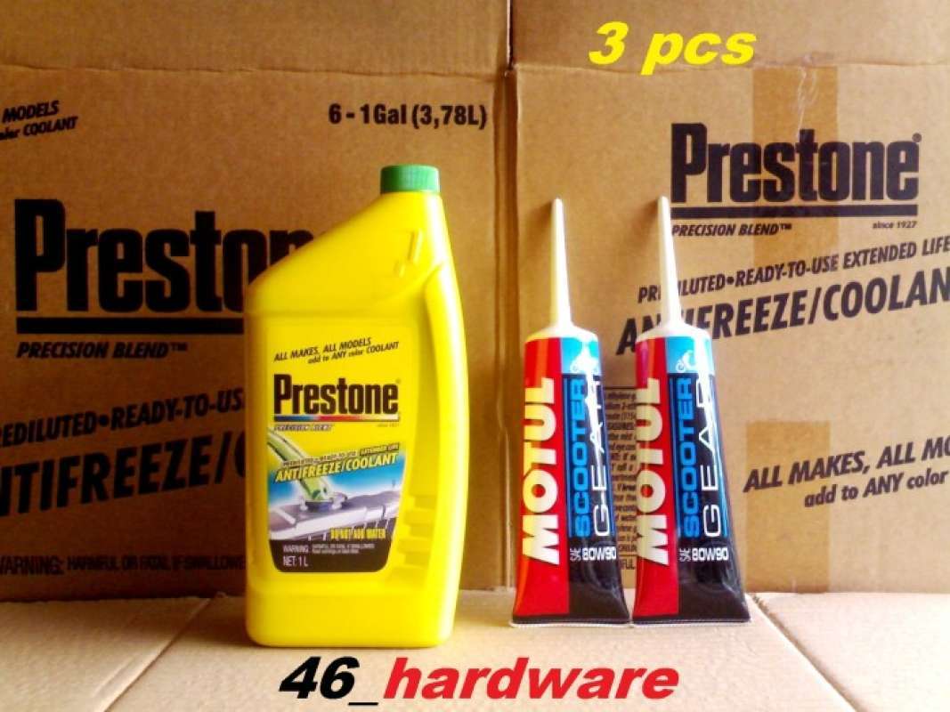 Promo Prestone Antifreeze Coolant 1L Air Radiator Motul Scooter Gear ...