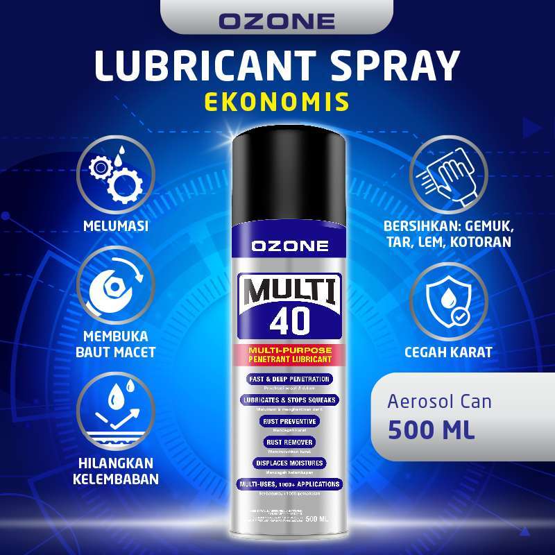 Jual OZONE Multi 40 Pelumas Spray Serbaguna 500 ml di Seller Primo.ID - Kembangan Selatan, Kota ...