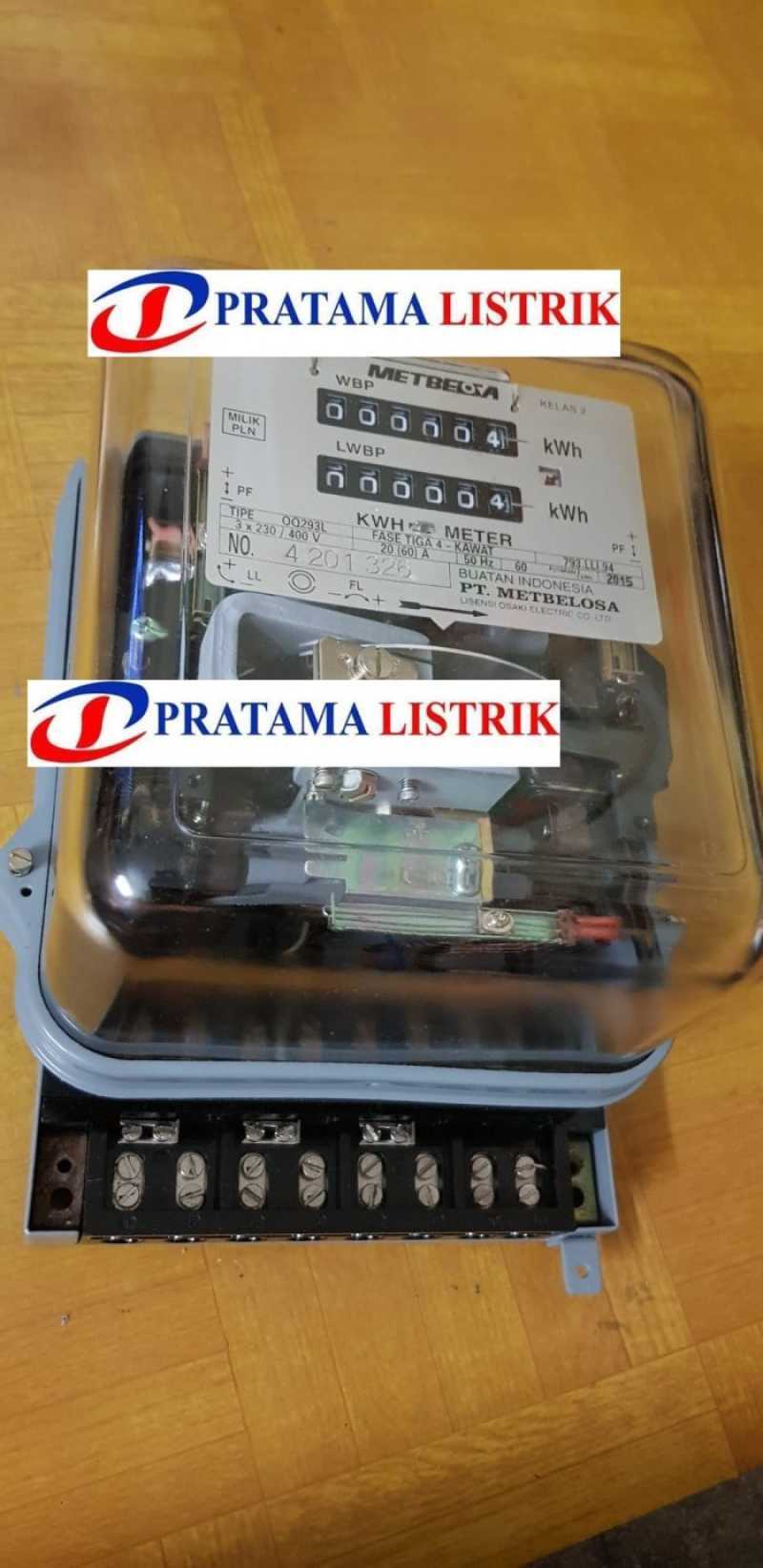 Promo Kwh Meter 3phase Double Tarif 20(60)a Analog Merk Metbelosa Diskon 23% Di Seller Listrica ...