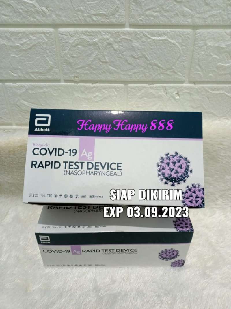 Promo ANTIGEN ABBOTT BIOQUICK NASO 1 BOX ALAT SWAB EXPIRED 2023 Diskon ...