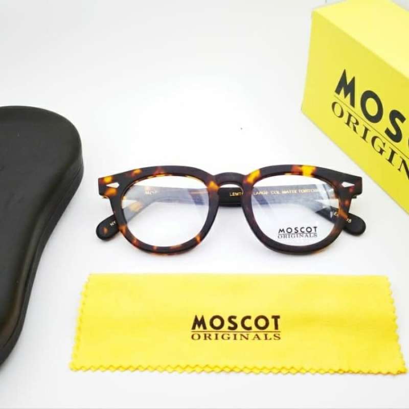 Promo Moscot Lemtosh Tortoise Matte Frame Large Size (Frame Only ...