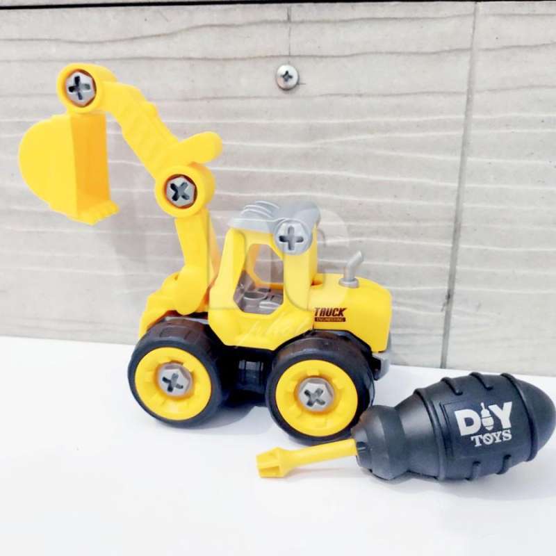 Jual DIY Truck Engineering Series Puzzle Bongkar Pasang Konstruksi di Seller TheGrosir Anak ...
