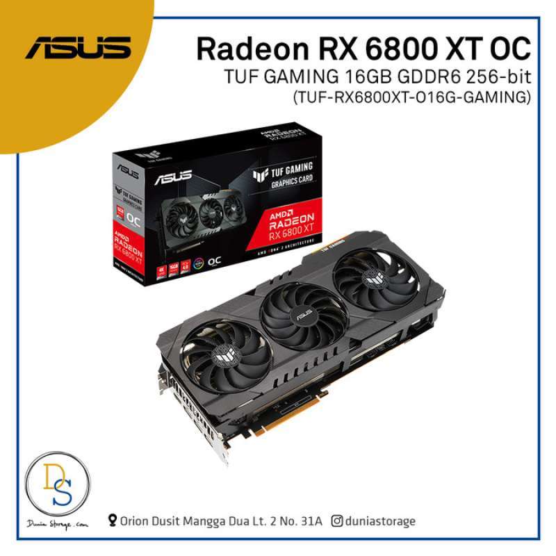 Promo ASUS TUF GAMING Radeon RX 6800 XT OC 16GB GDDR6 Diskon 23% di ...