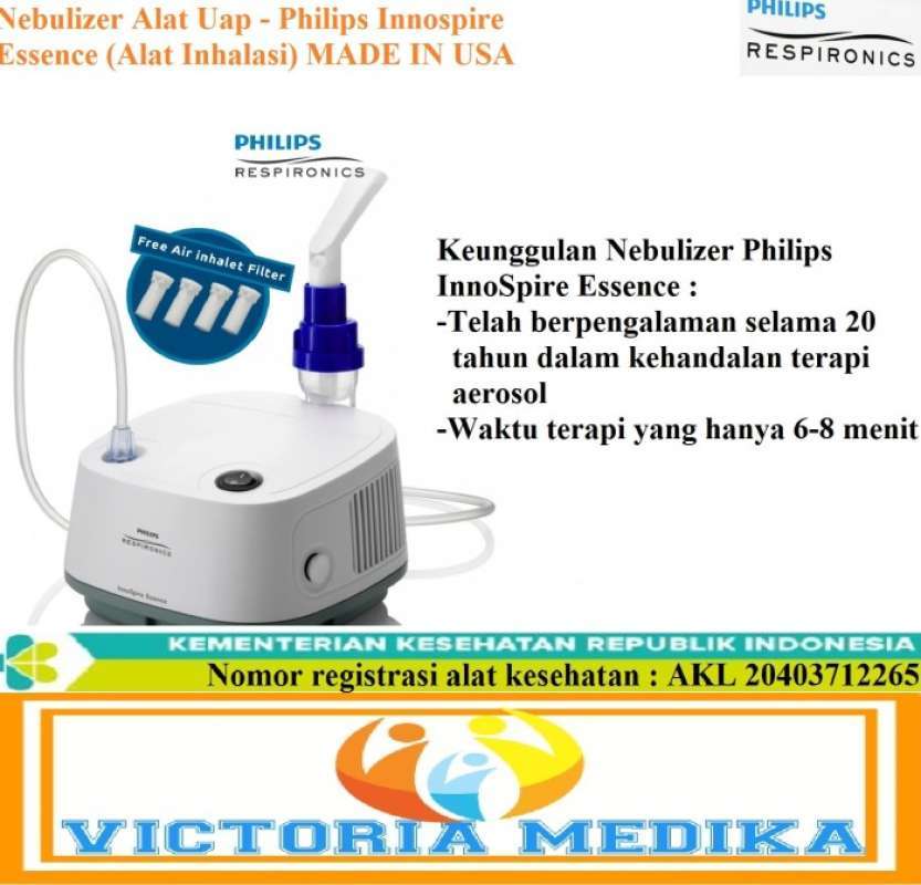 Promo PHILIPS NEBULIZER INNOSPIRE ESSENCE-ALAT Nebulizer NEB 200 ...