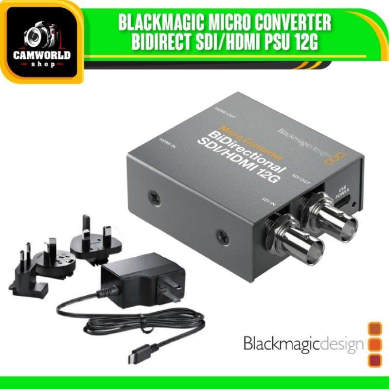 Promo Blackmagic Micro Converter BiDirectional SDI/HDMI PSU 12G Diskon ...