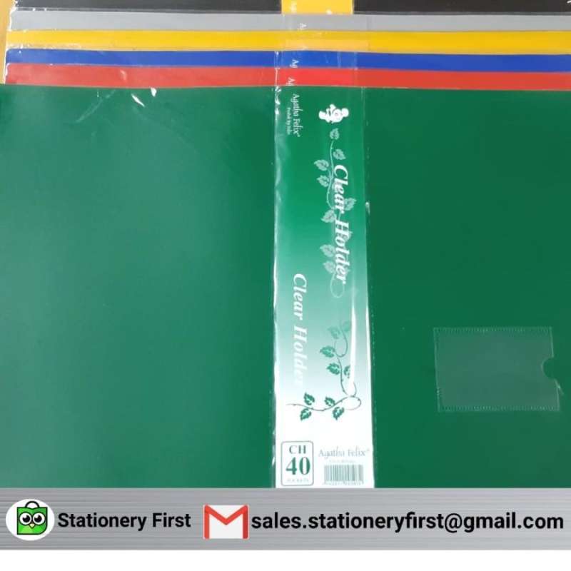 Jual Clear Holder/ Display Book Felix F4 (Folio) 40 lembar di Seller ...