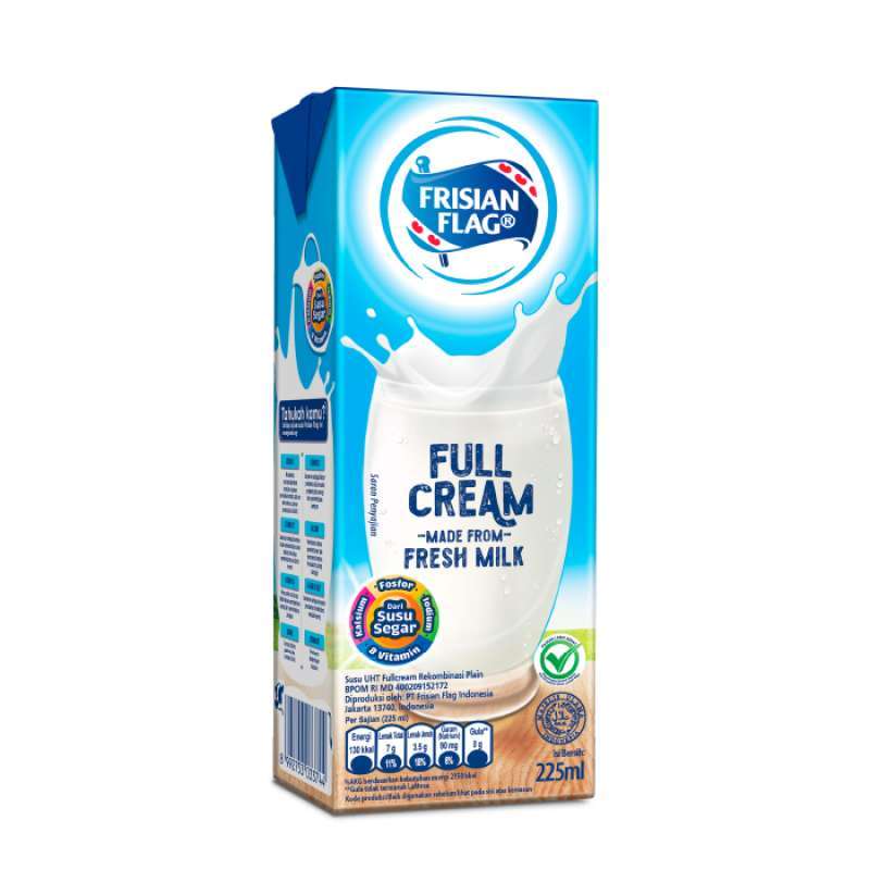 Jual Susu Bendera Frisian Flag Purefarm UHT Full Cream - 225 ml / 24 ...