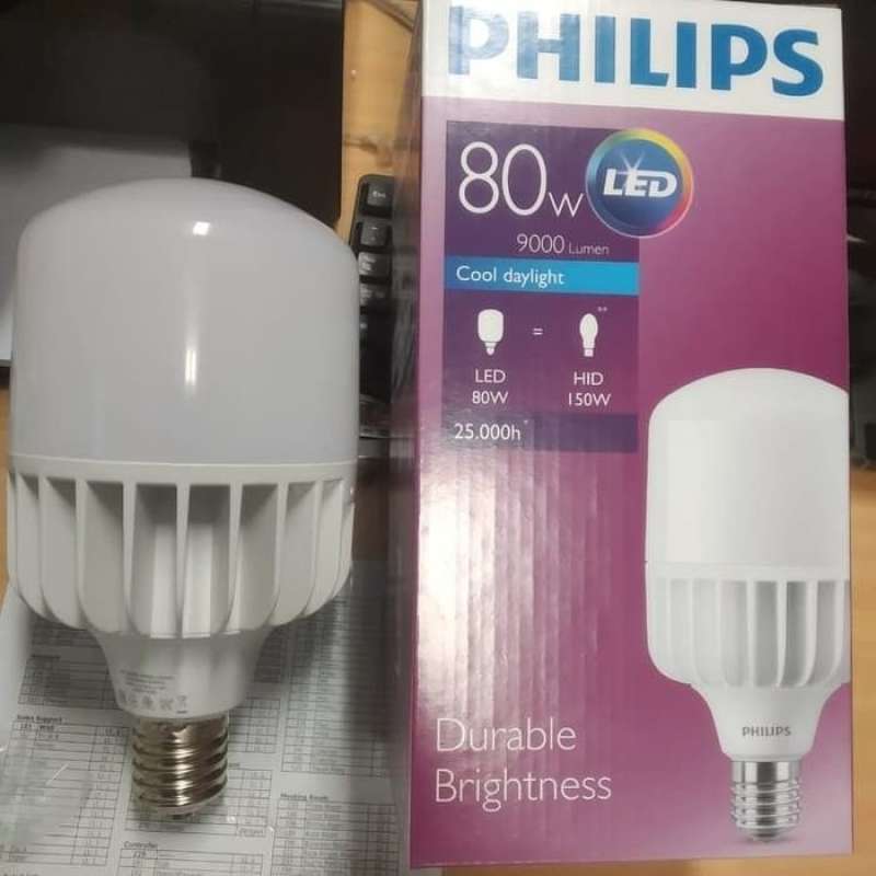 Promo Philips LED Bulb Jumbo TForce Core HB 80 Watt E40 Diskon 23% di ...