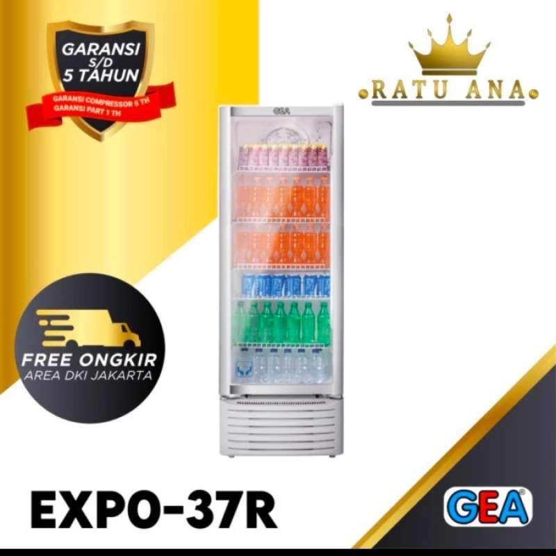 Promo Kulkas Showcase Gea Expo 37Fc Pendingin Minuman / Display Cooler ...