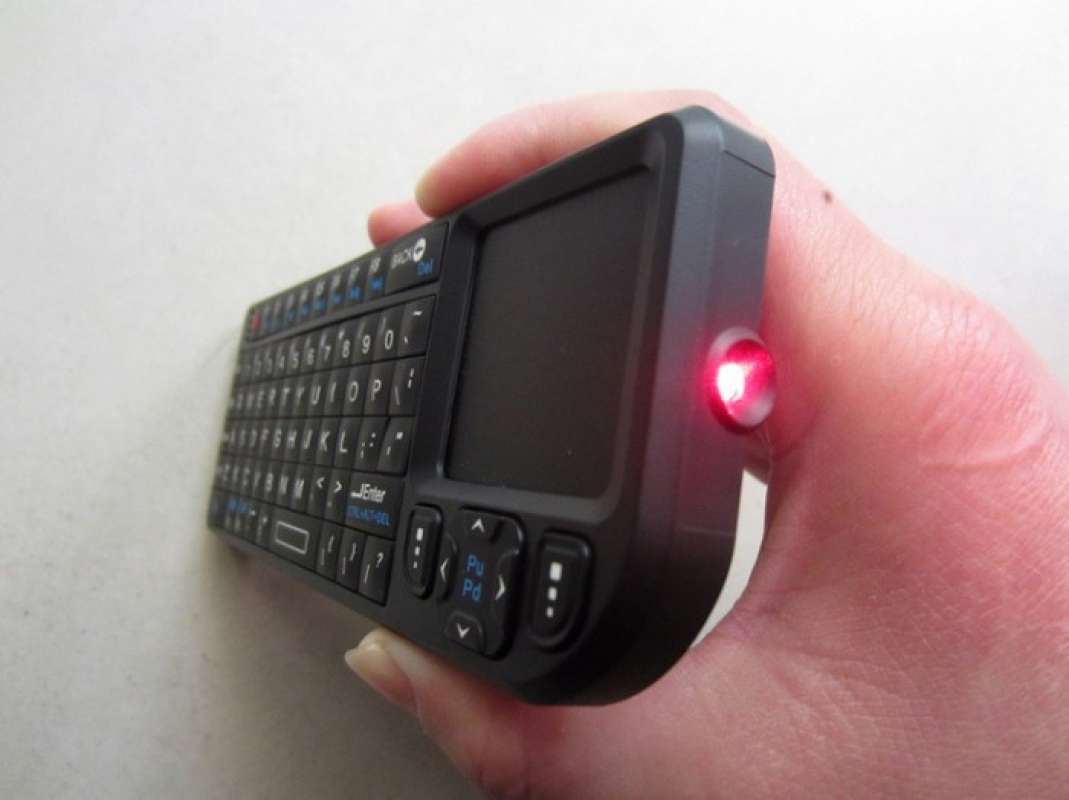 Promo Ultra Mini Wireless Keyboard Mouse Combo + Touch Pad + Laser ...