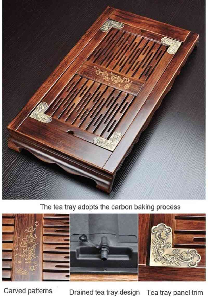 Jual Chinese Tea Set Nampan Ceremony Meja Tatakan Teh Kayu Premium Tray ...