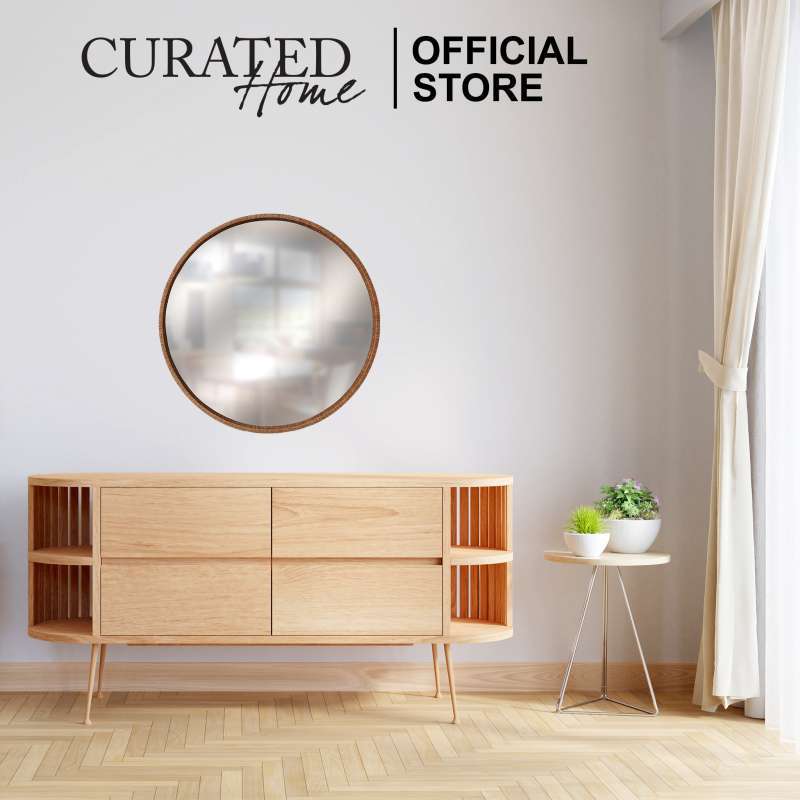 Jual Cermin Gantung Dinding Kaca Bulat Aesthetic 55 Cm | Curated Home ...