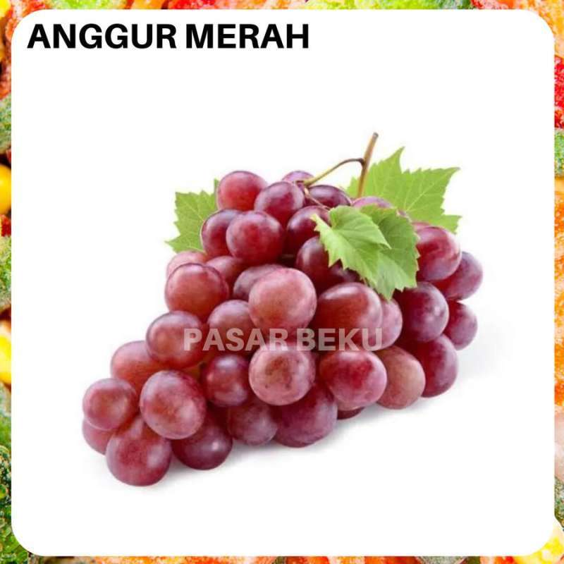 Jual Anggur Merah Import Premium 250gr Buah Segar Frozenfood Padang di ...