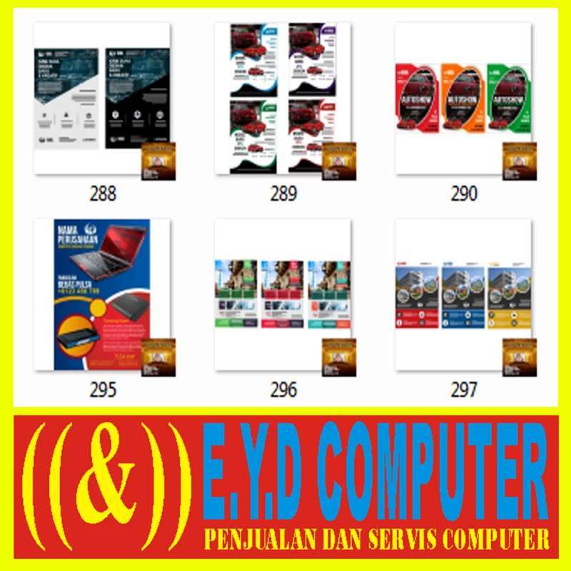 Jual Desain Brosur Flyer Pamflet Koleksi Template Design Grafis Fliyer ...