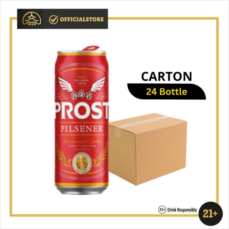 Jual Prost Pilsener Beer 500ml x 24 Bottle (1 Karton) di Seller Beer ...