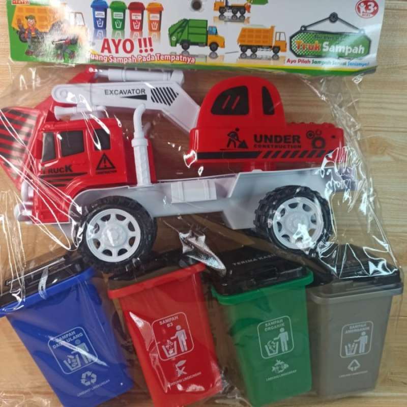 Promo mainan set mobil truk sampah untuk koleksi Diskon 9% di Seller ...