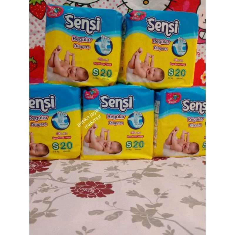 Jual Paket 5 ball!! popok bayi merk Sensi S20 tipe perekat /popok murah ... Jual Paket 5 ball!! popok bayi merk Sensi S20 tipe perekat /popok murah ...