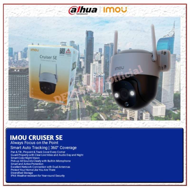 Promo IP Camera Imou Cruiser SE 4MP Full Color Built in Mic Diskon 23% ...