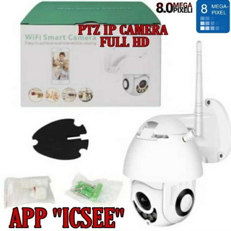Promo IP CAMERA PTZ IP CAM WIFI 4K FULL HD 8MP APLIKASI ''ICSEE ...