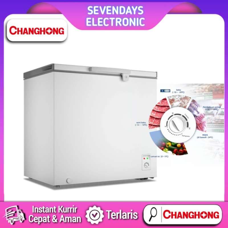 Jual Chest Freezer Changhong Fcf-396dw Fcf 396dw Freezer Box 330 Liter ...