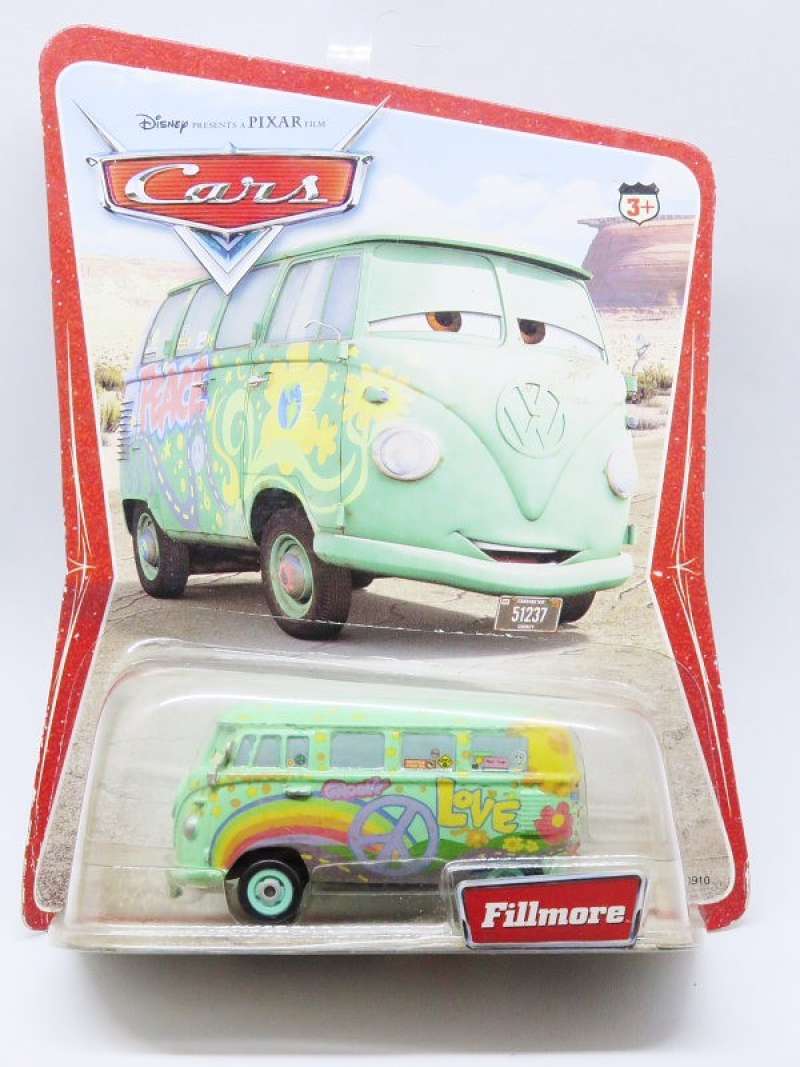 Promo Mattel Disney Pixar Cars - Fillmore Volkswagen VW Samba Van ...