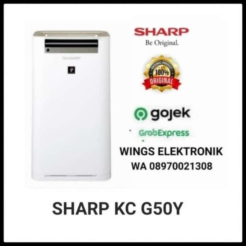 Jual SHARP KC G50Y AIR PURIFIER PLASMACLUSTER HIGH DENSITY HUMIDIFYING ...