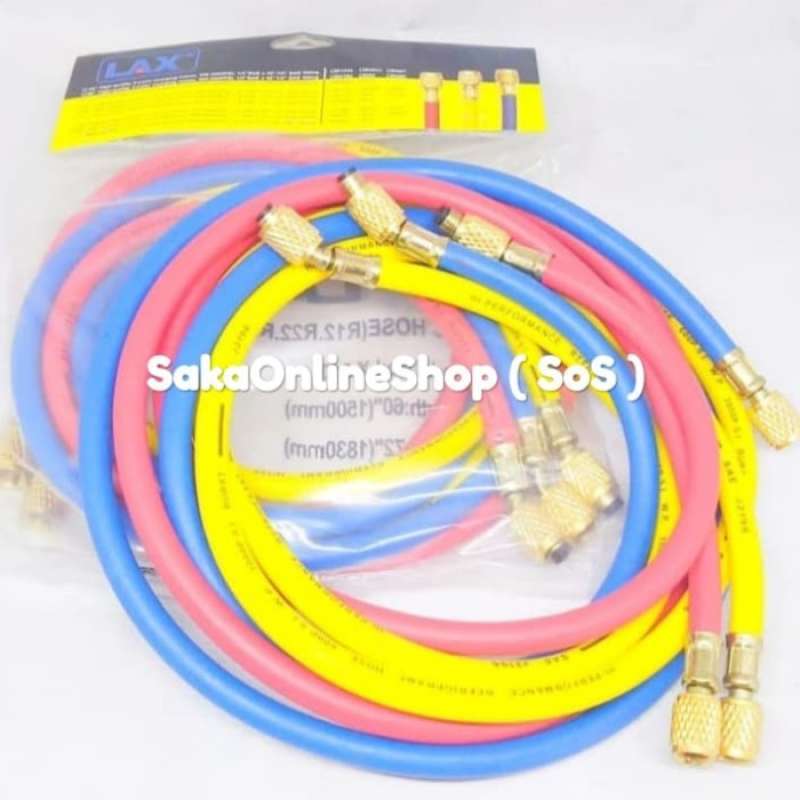 Promo SELANG MANIFOLD FREON MEREK LAX 1.5 m Diskon 23% di Seller Sumber ...