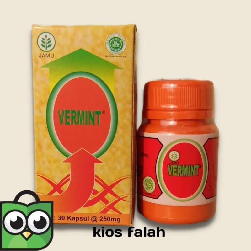 Promo VERMINT Kapsul Ekstrak Cacing Tanah Obat Tipes isi 30 kapsul ...