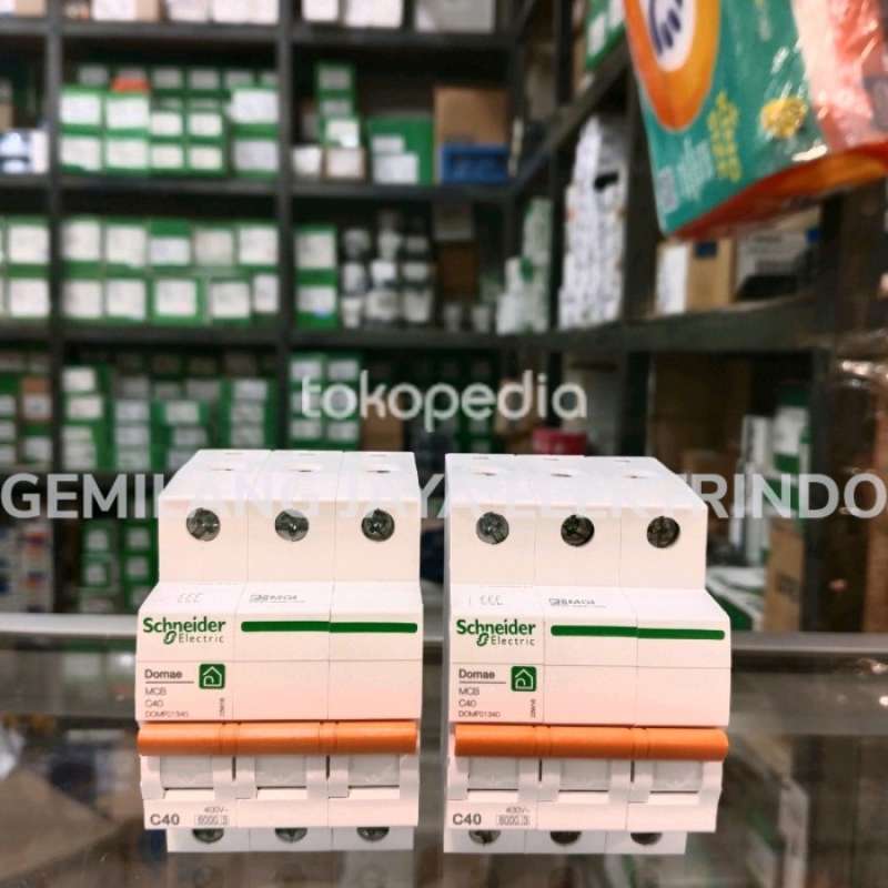Promo Mcb Schneider Domae 3 Phase 40 Ampere 3P 40A 6kA DOMF01340 type baru Diskon 23% di Seller ...