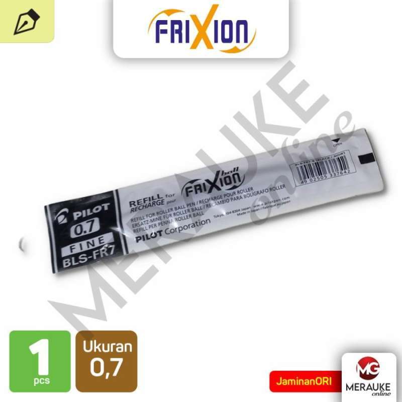 Jual Isi Ballpoint / Refill Pilot Frixion 0.7 Bls-fr7-b Hitam Di Seller ...