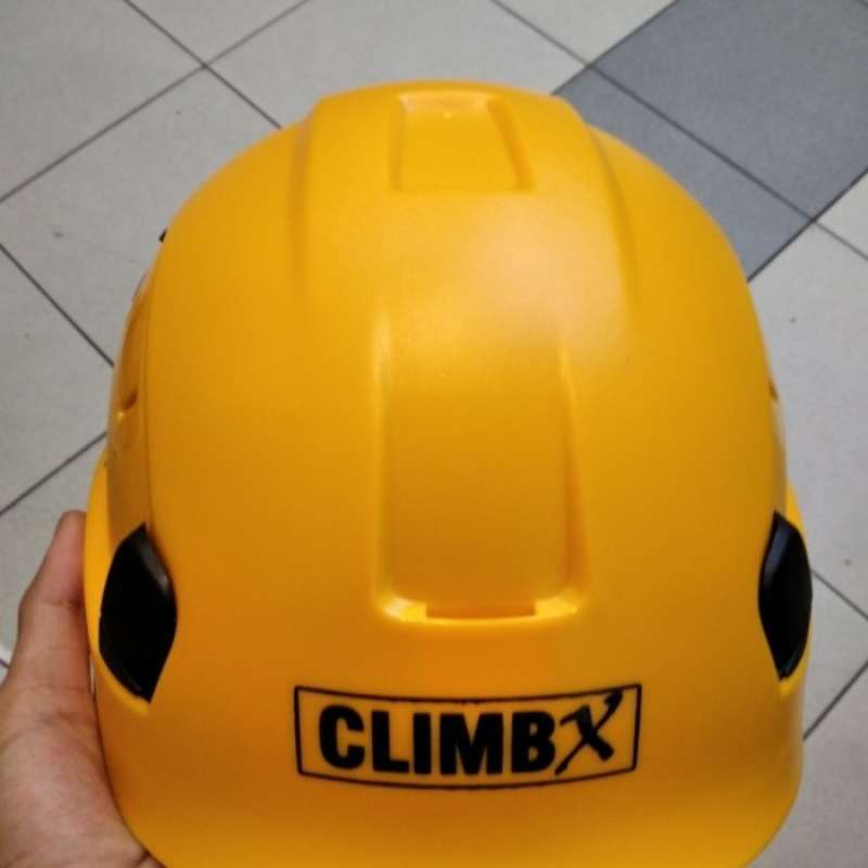Jual Helm panjat tebing Climbx warna kuning / helm climbing climb di ...