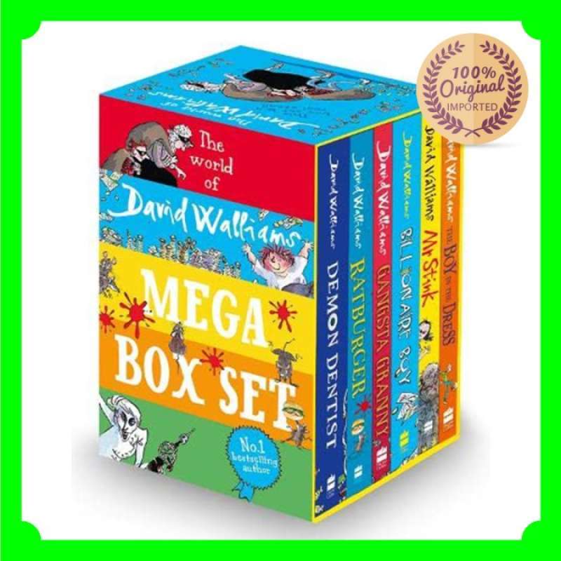 Promo David Walliams : World of David Williams Mega Box Set 6 Books ...