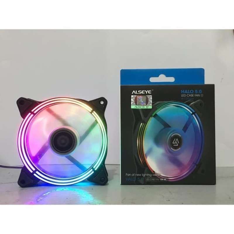 Promo Alseye Halo 5.0 H-120-5mr Fan Casing 12cm Led Rgb Gaming Fan Case ...