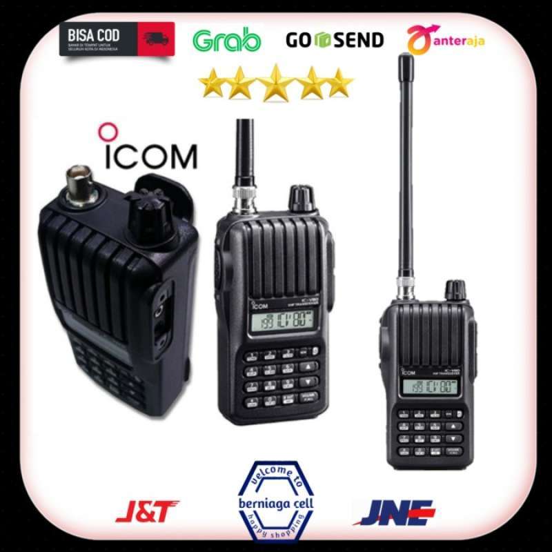 Promo HT Icom V80 IC-V80 Made in Japan Lithium VHF Siap Pakai Diskon 23% di Seller Silia Store ...