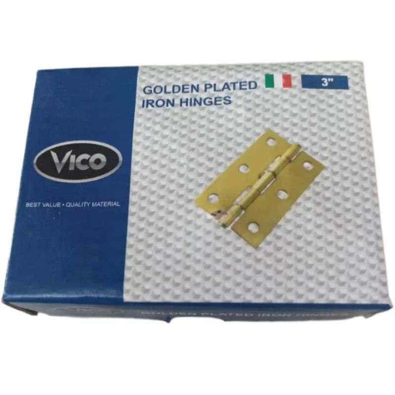 Promo Engsel Tipis Vico - Golden Plated Iron Hinges - 2.5 Inchi Diskon ...