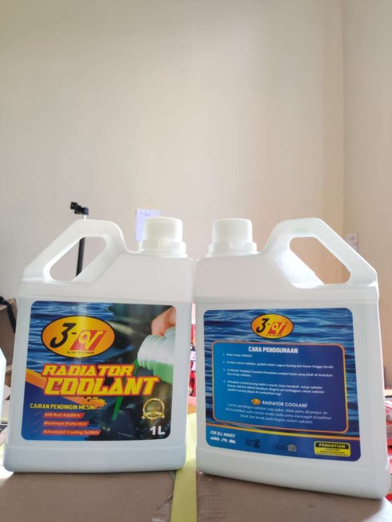 Promo Air Radiator Cairan Pendingin Coolant 1 Liter Air Radiator Motor ...