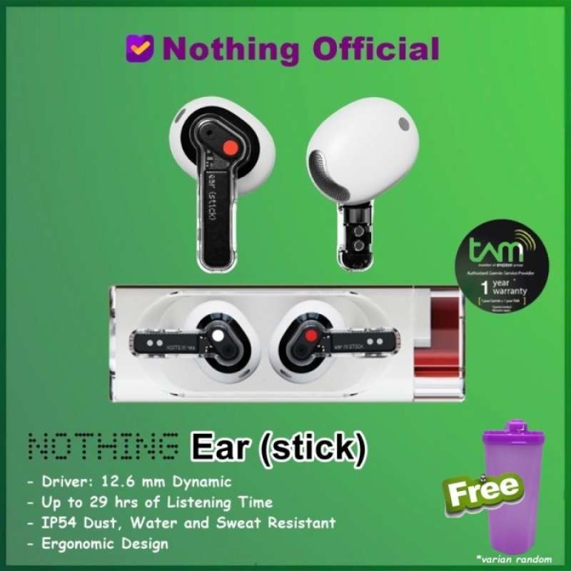 Promo NOTHING EAR STICK STICKS TRUE WIRELESS TWS NOISE CANCELLING ...