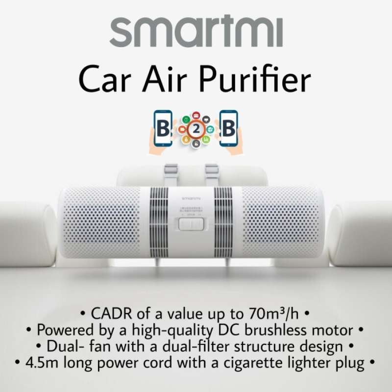 Promo Smartmi Car Air Purifier With Hepa Filter Sterilizer Diskon 23% ...
