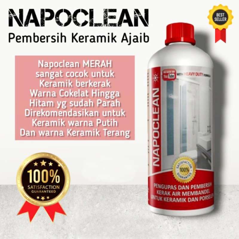 Promo Napoclean 1000 Ml Merah Heavy Duty Pembersih Kerak Toilet Diskon ...