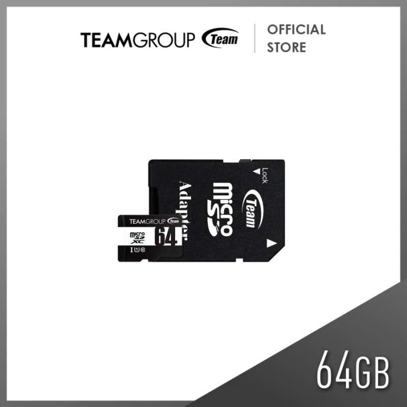Jual Teamgroup Memory Card Microsd 64gb Uhs-1 + Adapter Speed 500x Di Seller Teamgroup Official ...