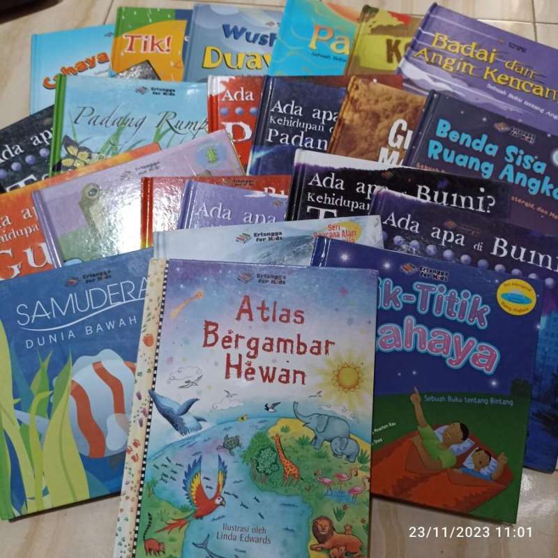 Jual buku anak pengetahuan umum erlangga for kids berwarna ilustrasi HC ...
