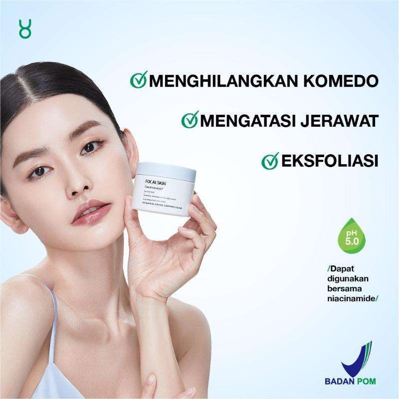 Promo Focalskin Acne Exfoliating Clear Pad 60 Pads / Kapas Eksfoliasi ...