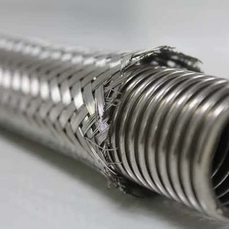 Promo Flexible Metal Hose Sus 304 2X56 Cm,C/w Coupling & Male Thread ...