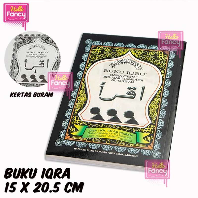 Promo Iqra Kertas Koran Ukuran Besar Belajar Membaca Huruf Al Quran ...